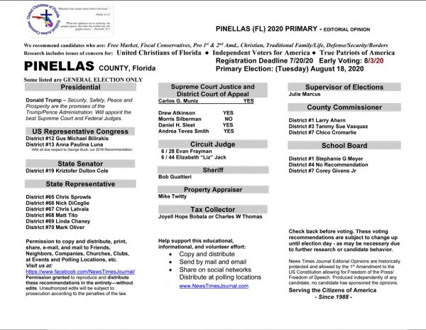 2020 Voter Guide – Sample Ballot – Election Recommendations - United ...